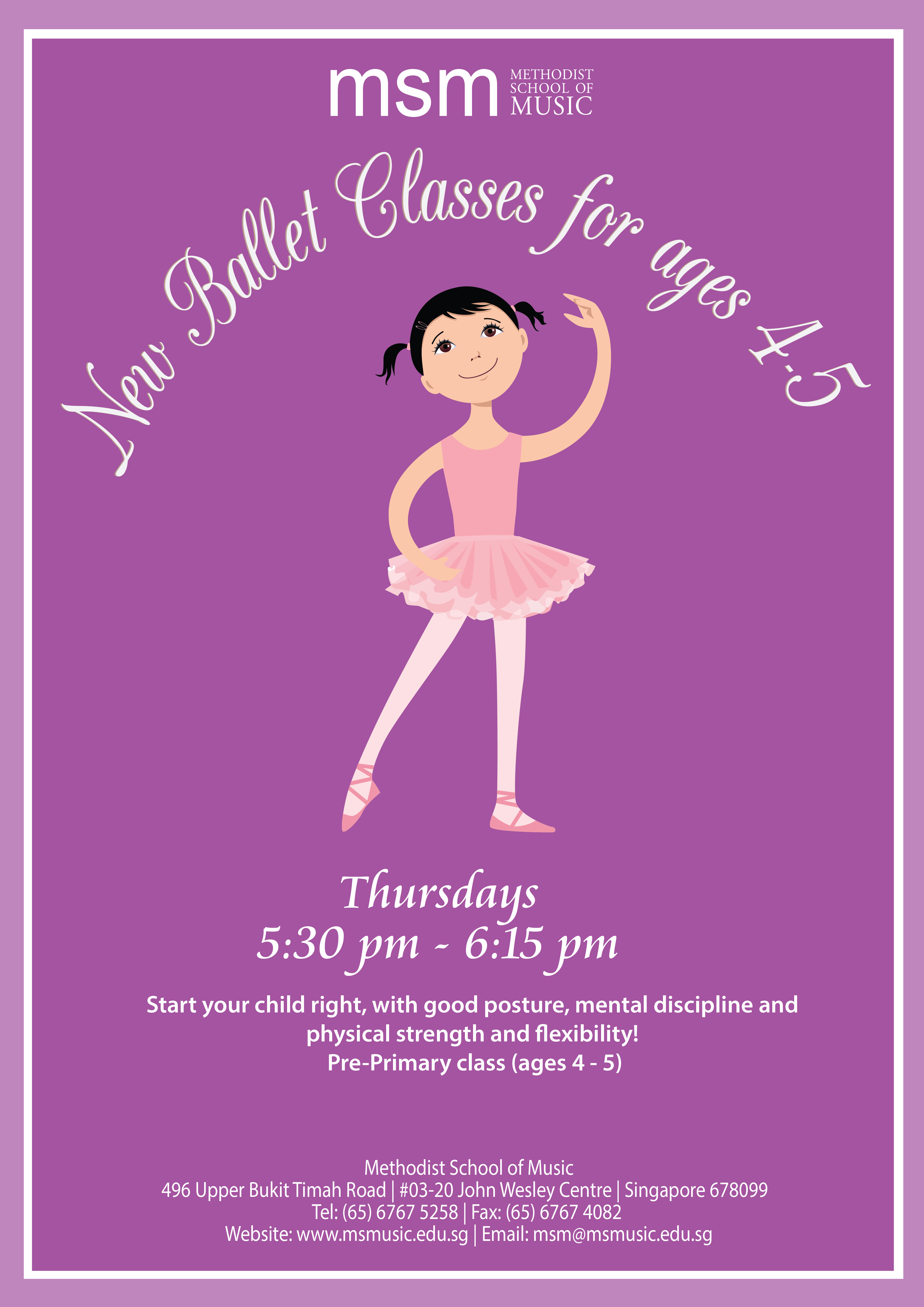 Thursday Ballet Class 01 Methodist School Of Music